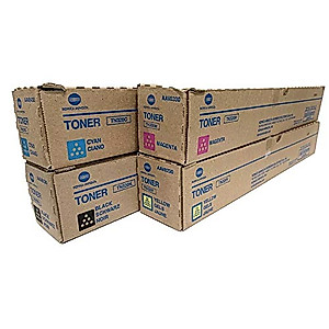 Genuine Konica Minolta Brand CMYK Toner Cartridges Set TN328 !