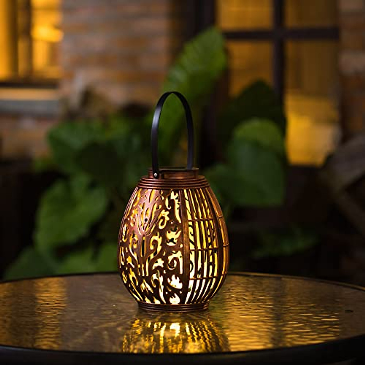 TAKE ME Unique Solar Lantern,Outdoor Garden Hanging LED Light,Waterproof LED for Table,Outdoor,Party