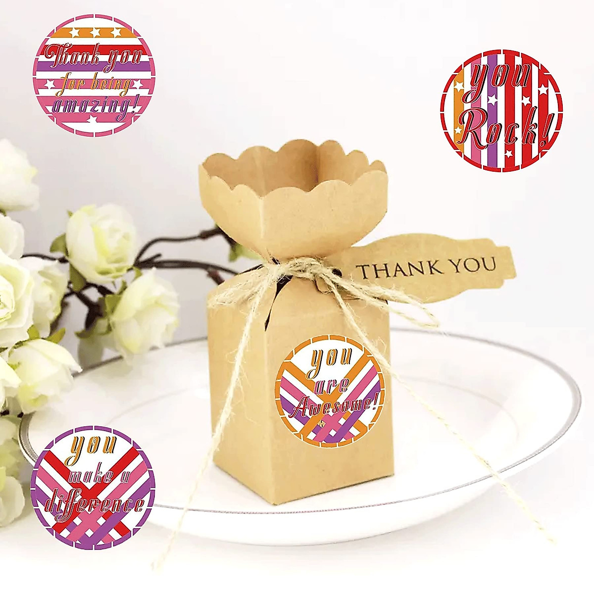 You are Awesome Stickers 2 Inch Kudos Appreciation Stickers,You Rock,You are Amazing,Thank You for Making a Difference Label for Students,Worker,Nurses,Volunteer,Teachers Team,Healthcare,Employee