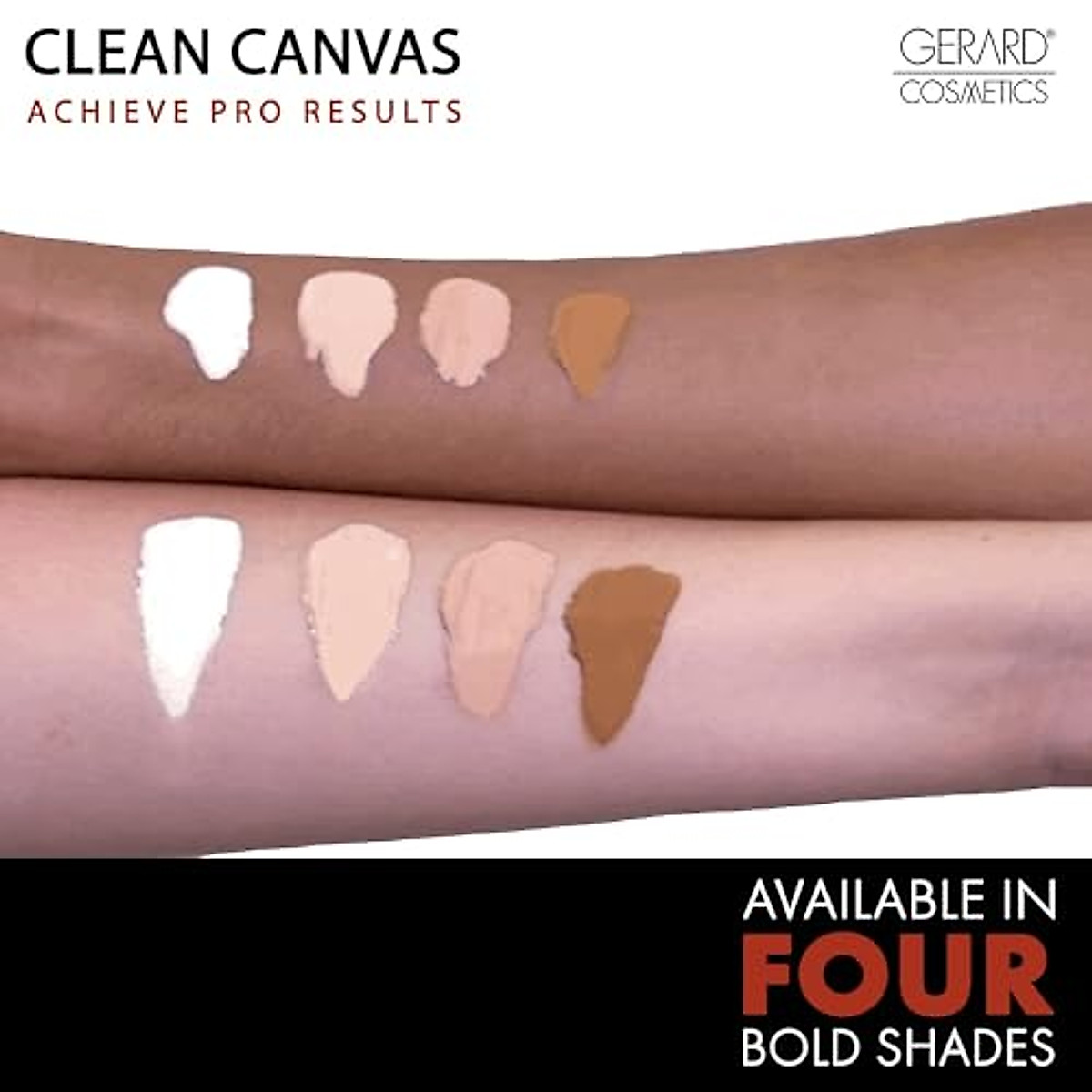 Gerard Cosmetics Clean Canvas Fair Eye Concealer and Base Smudge Proof | Makeup Primer and Eyeshadow Base | Made in the USA | Vegan Formula | Cruelty Free
