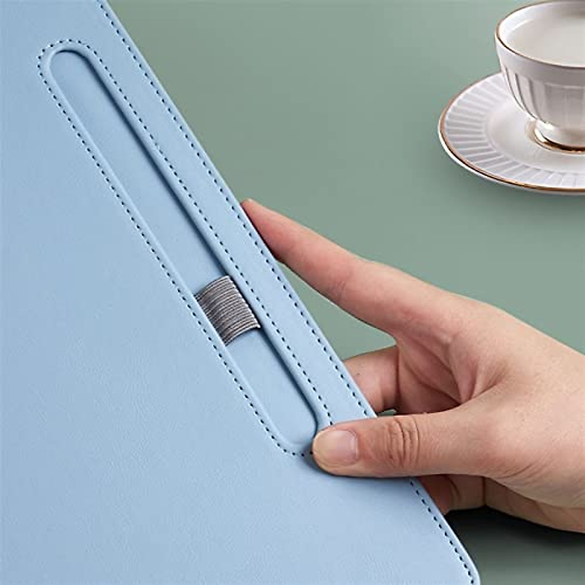 File Folder A4 Business Pad Folder Board Exam Writing Board Pad Board Special Clip Book Stationery Writing Pad Cardboard Signature Document Receipt Folder (Color : A4-Black)