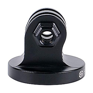 Smatree Aluminum Tripod Mount Adapter Compatible for Gopro Hero 11, 10, 9, 8, 7, 6, 5, 4, 3+, 3, 2, 1 HD, GOPRO Hero 2018, DJI OSMO Action Camera