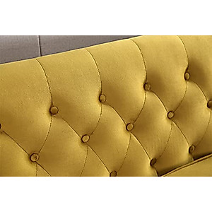 US Pride Furniture S5688N-S5694N Sofas, Mastard Yelloe