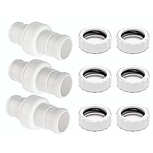 Makhoon Pool Cleaner Hose Swivel 9-100-3002 & Hose Nut 9-100-3109 Combo Replacement Kit for Polaris Zodiac 360 Pool Cleaner Hose Swivel 9-100-3002 and Hose Nut 9-100-3109 (3 Pack)