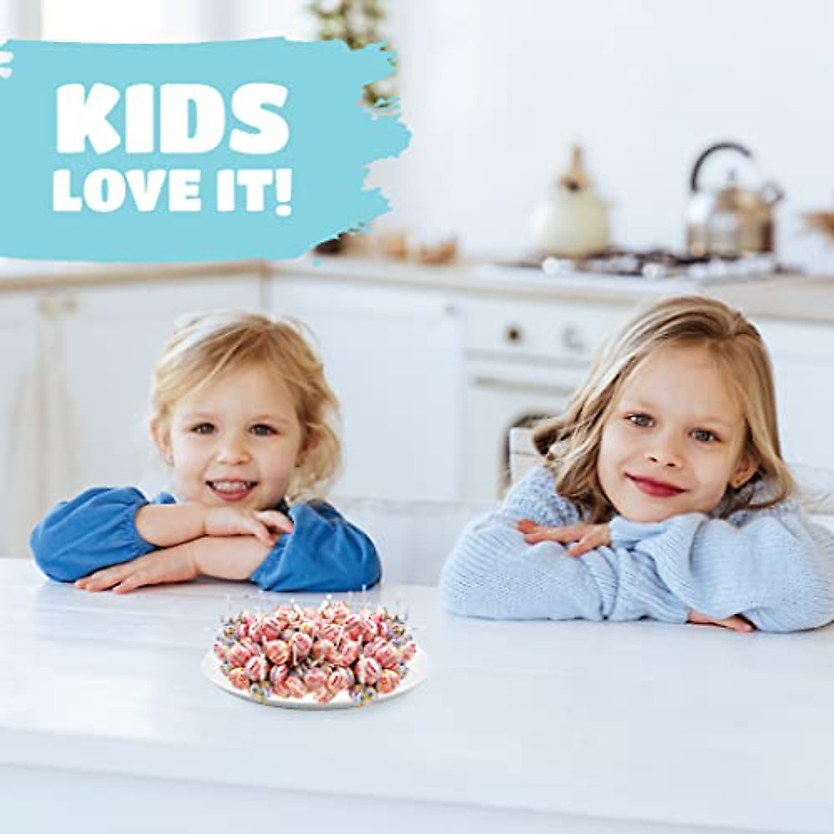 Smarties Lollipops Original Flavor - Bulk Pack 2 Pounds (About 100 Count) - Vegan-Friendly Hard Candy