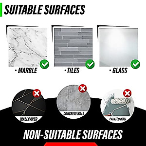 TRENDY PANDA Adhesive Shower Caddy with 4 Hooks Shower Organizer Rustproof and Stainless Steel Material, No Drilling Shower Shelf 2 Pack in Metal Black.