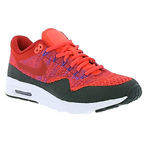 Nike Womens Air Max 1 Ultra Flyknit Running Trainers 859517 Sneakers Shoes (US 7.5, University red 600)