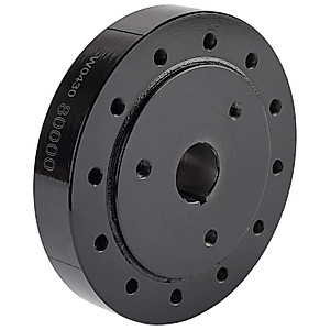 SB Compatible with Chevy Harmonic Balancer, 6-3/4 Inch & Chrome Timing Tab