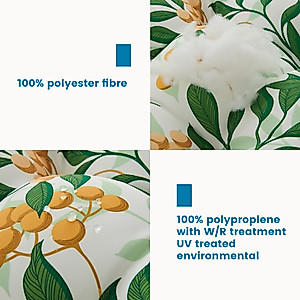 BLISSWALK Outdoor Chair Cushions,3 Piece Loveseat Outdoor Cushions Set,Tufted/Wicker Patio Cushion for Patio Furniture All Weather,44“x19 x5,Floral