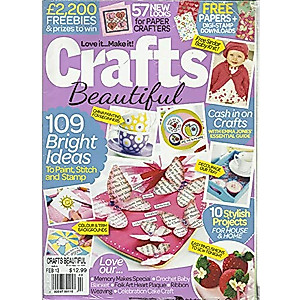 CRAFTS BEAUTIFUL LOVE IT MAKE IT ! FEBRUARY, 2013 (109 BRIGHT IDEAS)