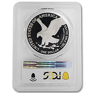 2021 S 1 oz Proof American Silver Eagle PR-70 Deep Cameo (PR70DCAM - Type 2 - First Strike - Struck at The San Francisco Mint) $1 Mint State PCGS