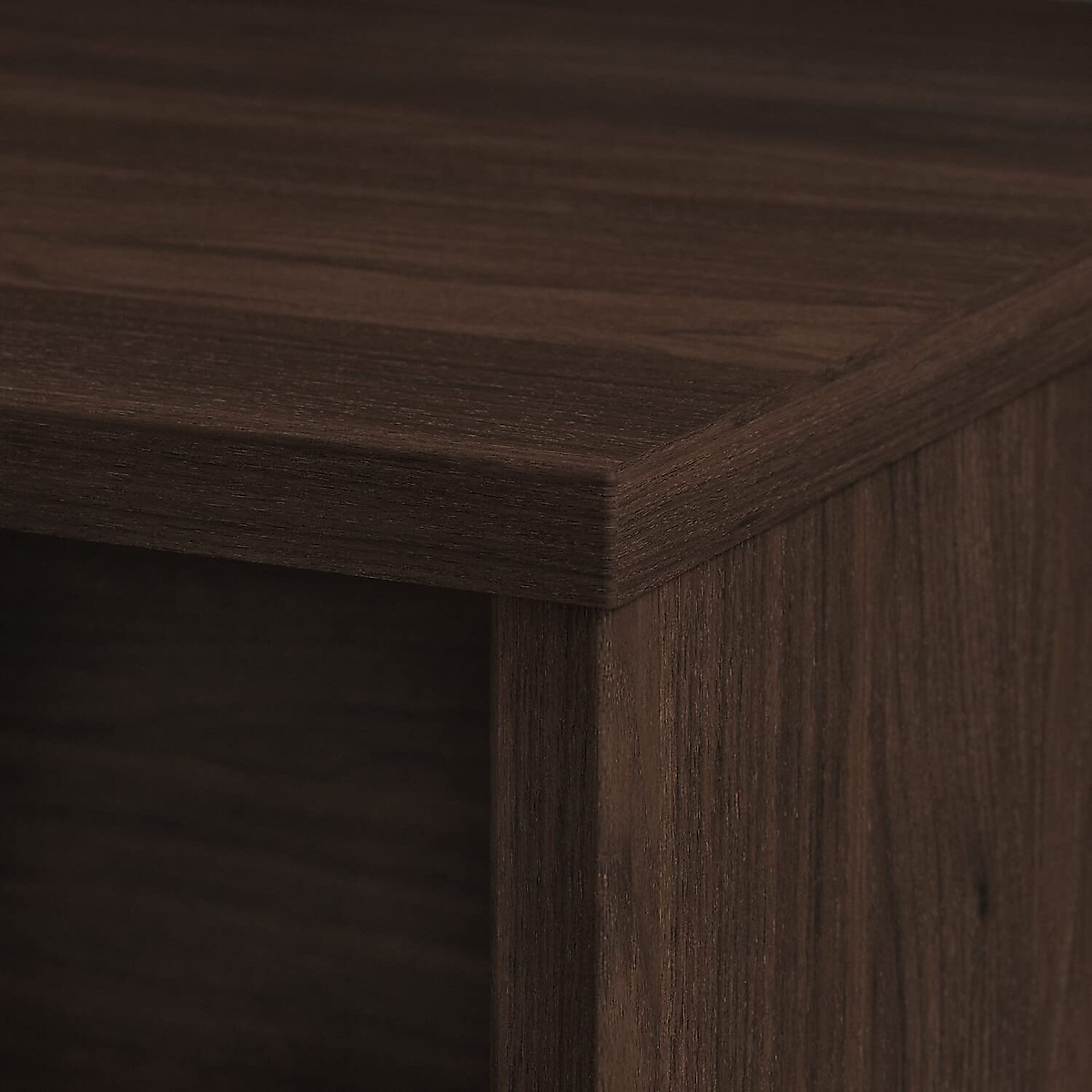 Bush Business Furniture Studio C 72W x 30D L Shaped Desk with 42W Return in Black Walnut