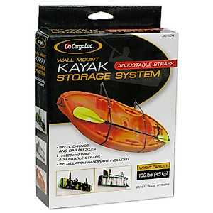 CargoLoc 32524 Wall Mount Kayak Storage Straps