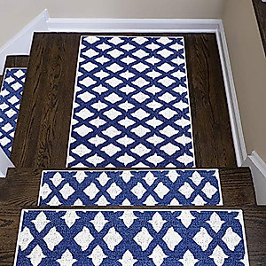 SUSSEXHOME Floral Collection 2 x 3 Foot Heavy Duty Low Pile Rug Runner - Ultra-Thin Non Slip Area Rug - Washable Cotton Indoor Rug for Front Door Foyer Rug for Entryway