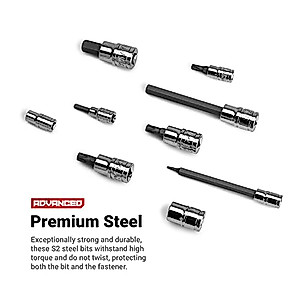 Capri Tools 3-0613 Long 5/32-Inch Hex Bit Socket, 1/4-Inch Drive, SAE