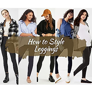 QGGQDD 3 Pack High Waisted Leggings for Women - Black Soft Workout Yoga Athletic Leggings