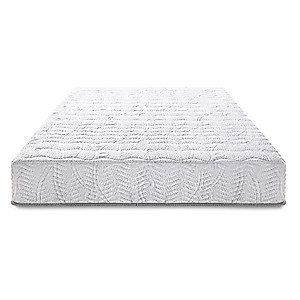 Olee Sleep 10 inch Omega Hybrid Gel Infused Memory Foam and Pocket Spring Mattress (Full) 14 Inch Heavy Duty Steel Slat/Anti-Slip Support, Full