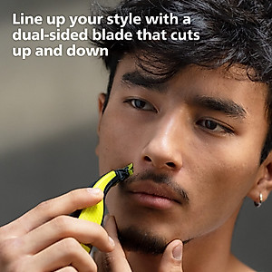 Philips Norelco OneBlade, Hybrid Electric Trimmer and Shaver, QP2520/70