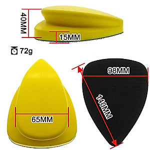 Garneck Polishing Disk Self-Adhesive Disk Car Accessories Polishing Pad Abrasive Back Hook Loop Manual Carabiner