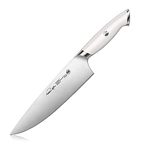 Cangshan Thomas Keller Signature Collection Swedish Powder Steel Forged, 8-Inch Chef Knife, White