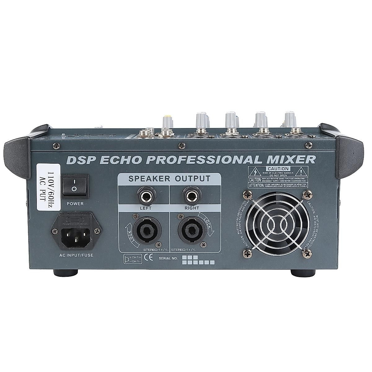 TC-Home 4 Channel Professional Powered Mixer power mixing Amplifier Amp 16DSP with USB Slot
