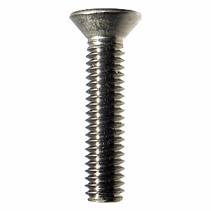 1/4-20 x 1" Flat Head Machine Screws, Phillips Drive, Stainless Steel 18-8, Full Thread, Bright Finish, Machine Thread, Quantity 50 by Fastenere