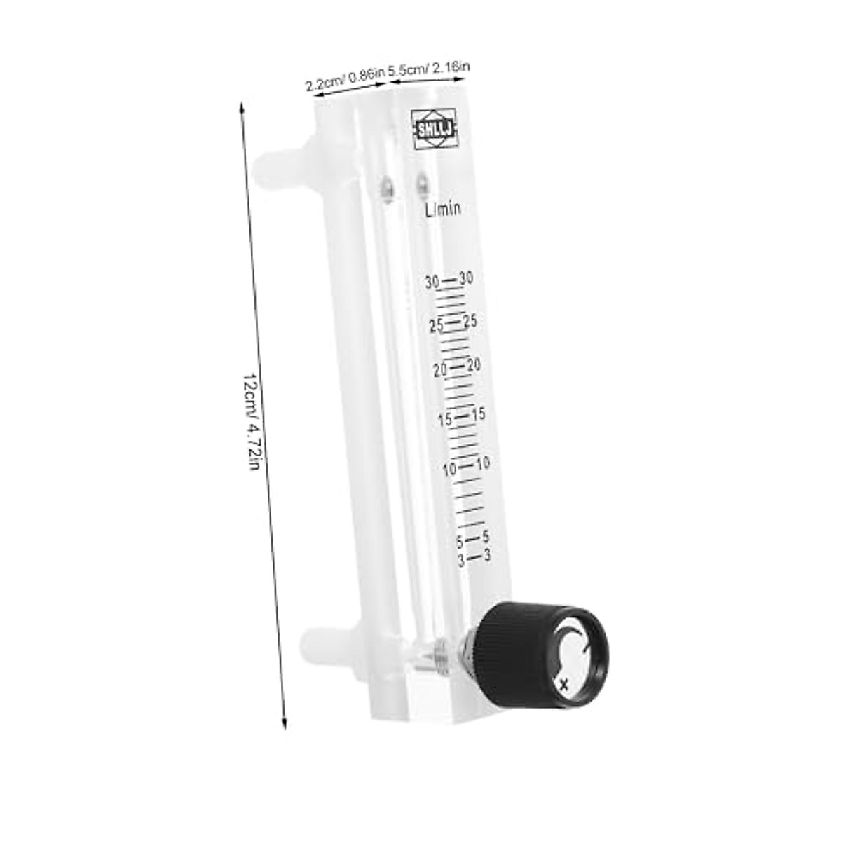 TOPPERFUN Barometer Air Flow Meter Regulator Oxygen Flow Meter Portable Gas Flow Valve for Flowmeter Gas Flow Device Flow Meter for Argon Gas Industrial Air Flowmeter See