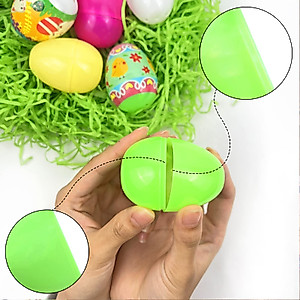 12 Pack Easter Eggs Bulk Wrapper Luminous Eggs Film Shrink Wraps for 2.4in Easter Eggs Chicken Bunny Egg Sleeves Decorations, New Cute Easter Egg Arounds
