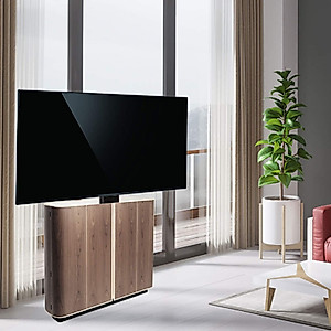 VEVOR Motorized TV Lift Stroke Length 35 Inches Motorized TV Mount Fit for 37-65 Inch TV Lift with Remote Control Height Adjustable 28.7-64.2 Inch,Load Capacity 130 Lbs