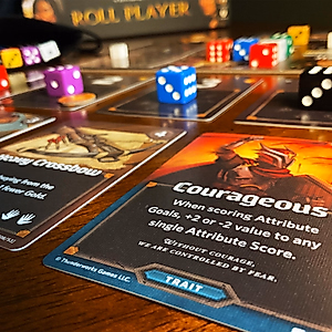 Thunderworks Games - Roll Player Board Game | A Dice Game of Fantasy Character Creation | Ages 10+ | Competitive Strategy | Family Game for 1-4 Players | 60-90 Minutes