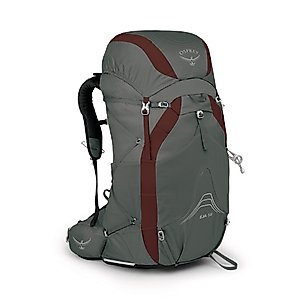 Osprey Eja 58L Women's Ultralight Backpacking Backpack, Cloud Grey, WM/L
