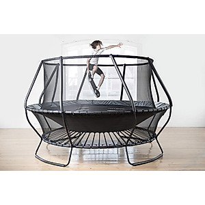 Plum Trampoline Board - Trampoline Skills and Training Board - Fun Bounce Board - Great Trampoline Accessories for Ages 6 +, Black, 0.87x0.33x0.12