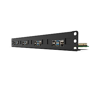 MyElectronics Raspberry Pi Rack Mount for 1-4 Raspberry Pi + 4 ‘snap-Off’ Blank Covers