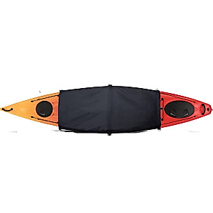 UCEDER 420D Waterproof Oxford Cloth Seal Cockpit Cover, Kayak Cockpit Drape Cover with PVC Coating Maximum Protection for Your Ocean Cockpit(Large 60x29 inch)
