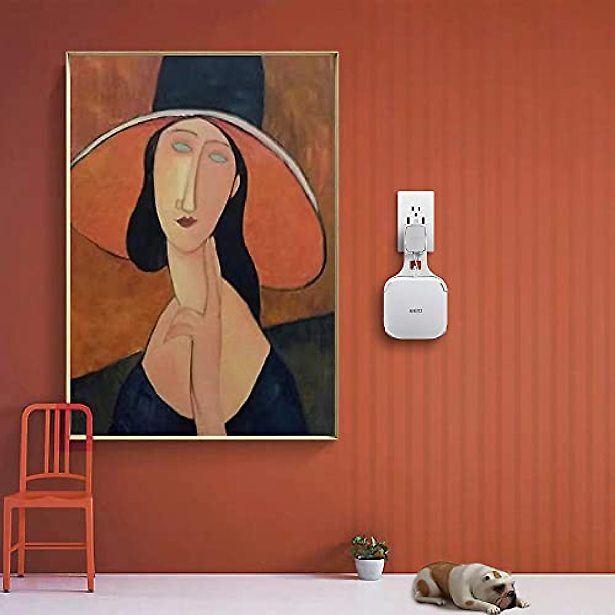 STANSTAR Wall Mount for Eero Pro 6, Sturdy Wall Mount Holder, Space Saving, Cord Management Wall Mount for Eero Pro 6 tri-Band Mesh Wi-Fi 6 System, Without Messy Wires.(3Pack)