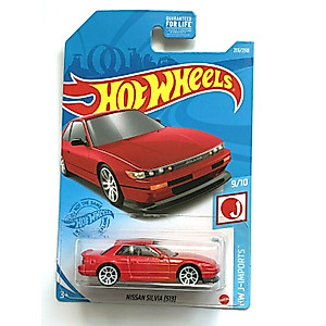Hotwheels Nissans Silvia S13, HW J-Imports 9/10 [Red] 213/250