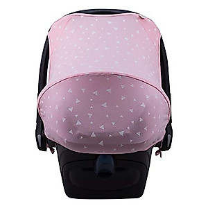JYOKO Kids Cotton Hood Canopy Compatible with Maxi COSI Cabriofix, Pebble (Pink Sparkles)