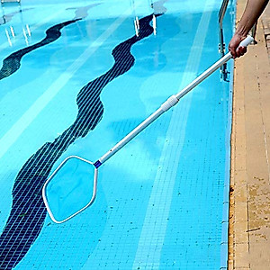 RvSky Garden Supplies Swimming Pool Leaf Cleaning Shallow Net Swimming Pool Spa Pond Leaves Cleaning Tool Accessories