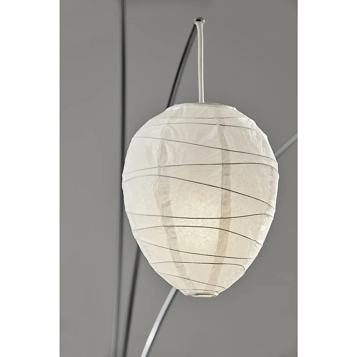 Adesso Home 4108-22 Transitional Three Light Floor Lamp from Belle Collection in Pwt, Nckl, B/S, Slvr. Finish, 46.00 inches, Brushed Steel