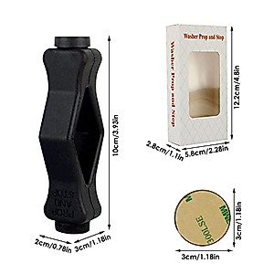 Washer Door Stopper, Front Load Washer Door Opener, Prop and Stop Front Load Washer Door Holder for Most Washing Machines Wuwai