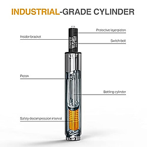 Office Chair Cylinder Replacement, Heavy-Duty Office Chair Replacement Parts Gas Lift Cylinder, Highest End Class 4 Hydraulic Pneumatic Shock Piston, Universal Size Fits Most Chairs