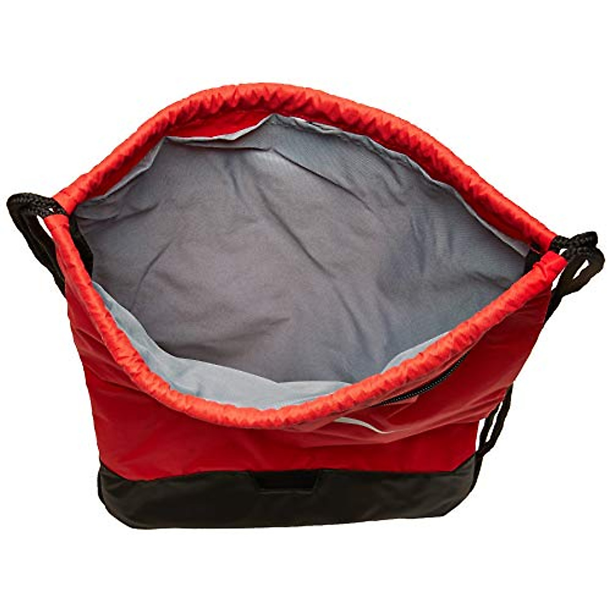 Nike Brasilia Training Gymsack, Drawstring Backpack with Zipper Pocket and Reinforced Bottom, University Red/University Red