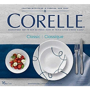 Corelle classic lia 16 pc Dinnerware set