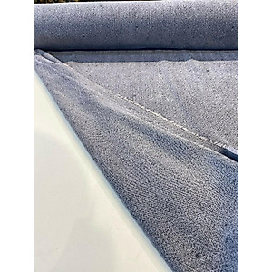 Affordable Home Fabrics Calvin Linen Denim Blue Italian Upholstery Fabric by The Yard