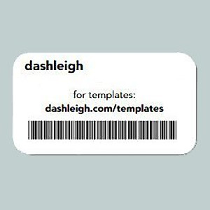 60 Printable Cardstock Hang Tags with Holes, Personalize and Custom Tags (Circle - 2x2 inches, 5 Sheets)