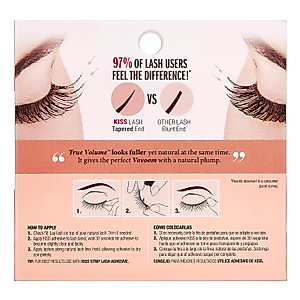 Kiss True Volume Lashes - Ritzy (Pack of 6)