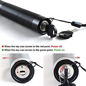 YJOO Green Adjustable Focus Outdoor Flashlight Adjustable Focus Belt Camping Hiking Hunting Fishing