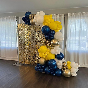 100pcs White Balloons 12inch, White Latex Balloons for Wedding Engagement Bridal Shower Bachelorette Christmas Birthday Party Decorations (with White Ribbon)