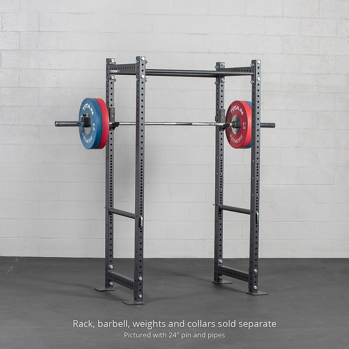 Titan Fitness 36 in. Pin and Pipe Safeties for T-3 and X-3 Series Bolt-Down Power Racks