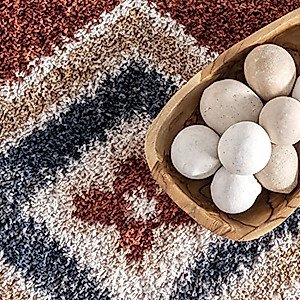 nuLOOM Rosemarie Southwestern Moroccan Shag Accent Rug, 2' x 3', Red